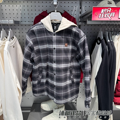 李宁反伍男连帽保暖宽松运动棉服