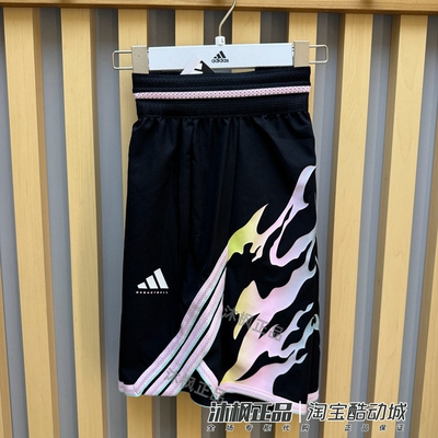 阿迪达斯短裤男子速干运动五分裤