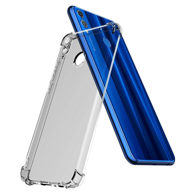 云曼丰适用华为荣耀8x手机壳honor8x透明x8硅胶八叉软壳jsn一al00a全包alooa/jsnal00a保护套h0nor防摔honer