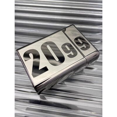 2099点火充气打火机 触摸感应红焰直冲防风创意网红