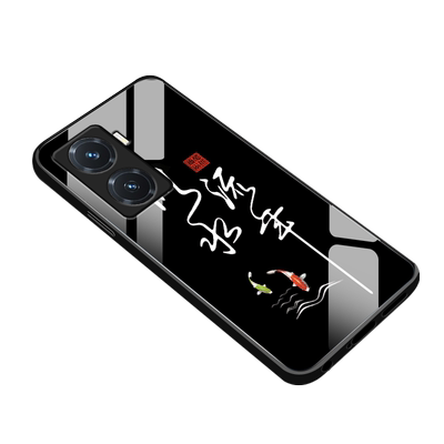 镜头全包玻璃vivo手机壳中国风