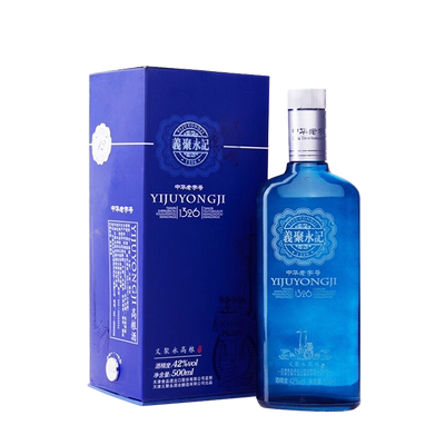 义聚永记42度蓝韵高粮酒500mL