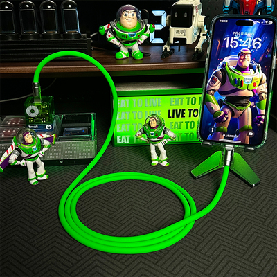 2米PD快充硅胶数据线29w