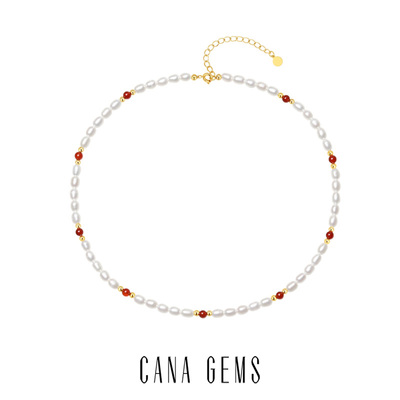 CANA GEMS PD0665   福运珠连项链 淡水珍珠百搭项链