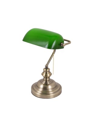 Mother of Pearl Banker Satin Table Lamp