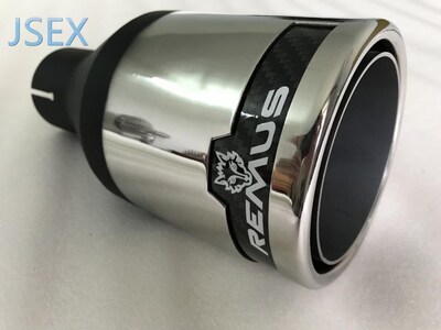 carbon fibre REMUS wolf  Stainless steel Universal Automobil