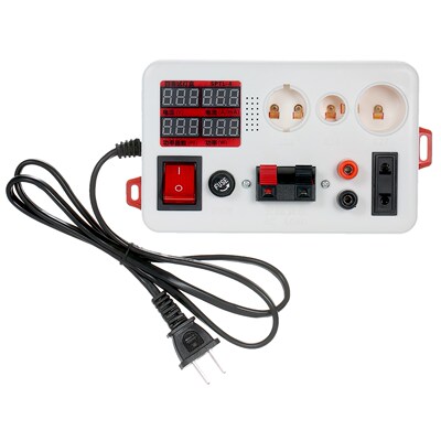 LED Power Tester Lamp Tester Box Test Clamp Electric Power M