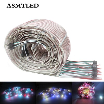 50-500pcs  DC5V WS2812B Pre-soldered on Heatsink 5050 RGB Ad