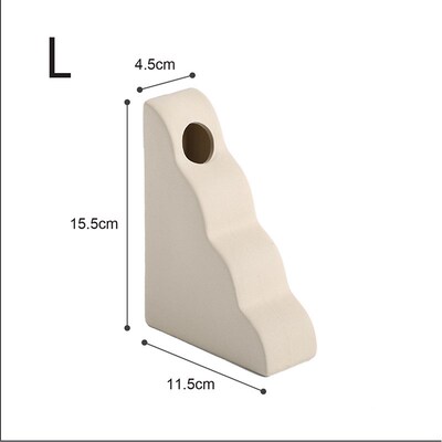Ins as artists design vase handmade ceramic biscuit firing