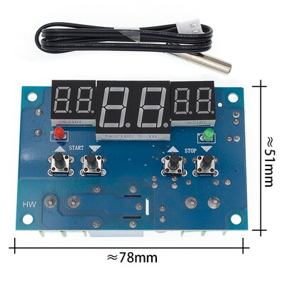 1 PCS DC12V thermostat Intelligent thermostat numerique regu