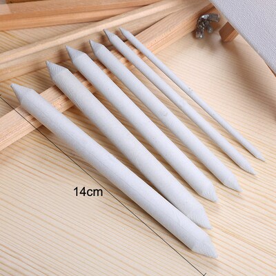 6Pcs Pastel Charcoal Blender Paper Stumps Set Tortillon Sket