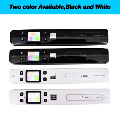 Mini Mobile Protabel Handheld A4 Document Scanner LCD Displa