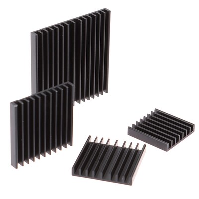 1PC 2.5/3/3.5/5CM Aluminum Heatsink Ultra-thin CPU Electroni