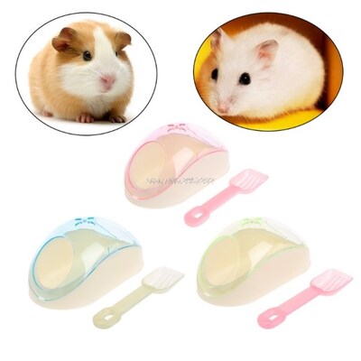 Pet Bath Supplies Hamster Mice Rat Plastic Bathroom Cage Box