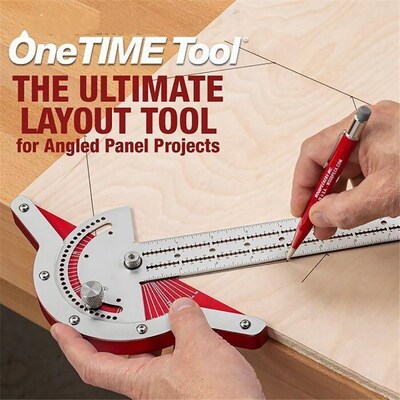 T-Type Woodworkers Edge Rule Protractor Angle Protractor Woo