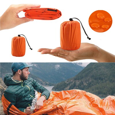Emergency Survival Thermal Sleeping Bag Emergency Blanket Ou
