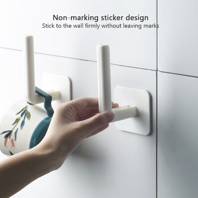 1pc nder Cabinet Paper Roll Rack Towel Holder Kitchen Self-a