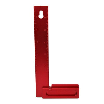 200mm L-Square Angle Ruler 90 Degree Hole Positioning Measur