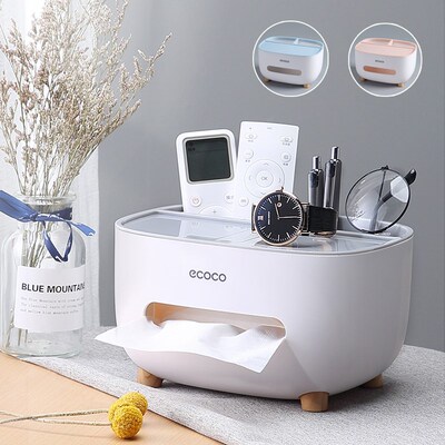 Home Kitchen Desk Tissue Case Plastic  Tissue Holder Makeup