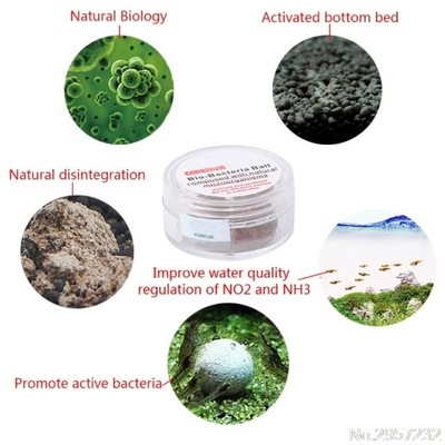 3pcs Nitrobacteria Bio Bacterial Ball Clean Water For Aquari