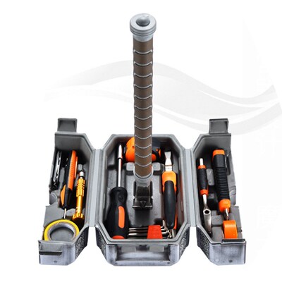 New Comic hammer tool set home hand tools box THOR Hammer no