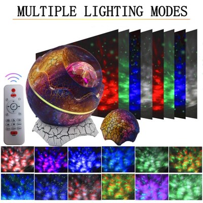 Dinosaur Egg Star Projector Bluetooth-Compatible Music Playe