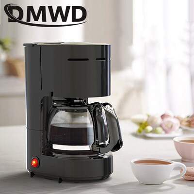 Electric American Drip Coffee Maker Automatic Mini Espresso