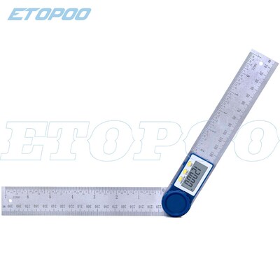 2 IN 1 digital ruler 360 degree 200mm Digital Protractor Inc