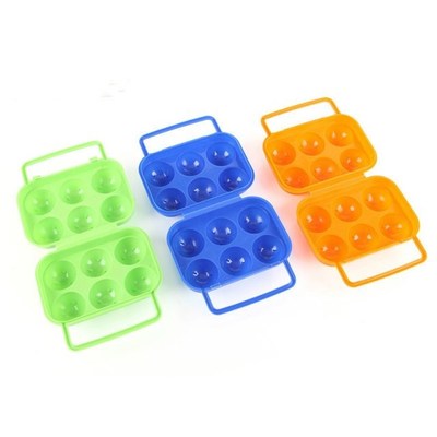 Portable 6 Eggs Tray Holder Egg Storage Box Storage Containe