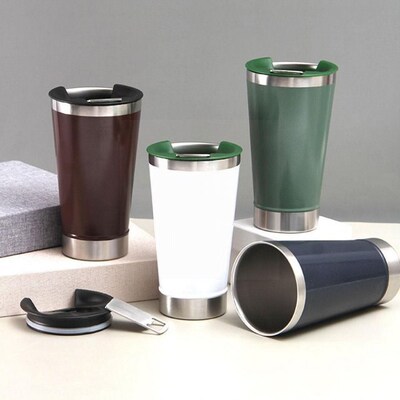 Steel Thermal Mug Beer Cups For Tea Coffee Water Bottle 500m