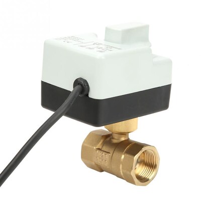 DN25/DN20/DN15 3-Wire 2-Way Brass Motorized Ball Valve for A