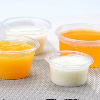 50Pcs Disposable Cups Set Of 60ml/2 oz Sauce Pot Container J