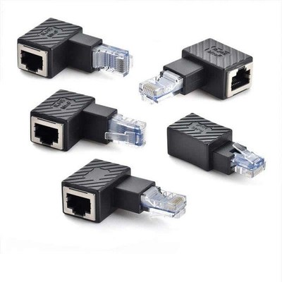 Network Extension Adapter RJ45 Ethernet Adapter Up Down Left