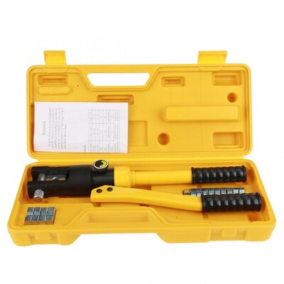 10T Hydraulic Wire Cable Battery Lug Crimper Terminal Crimpi