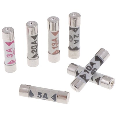 10pcs British Fuses BS136 2 Filling Sand Riot Ceramic Fuse 6