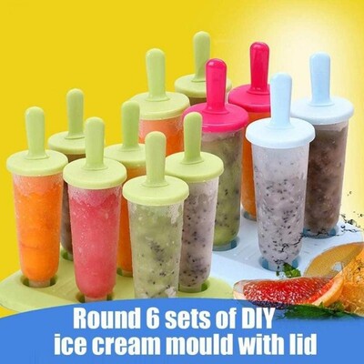 6 Cells Round Shape Summer Accessories Kitchen Tools Food Gr