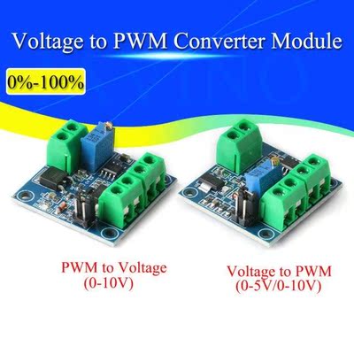 Voltage to PWM Converter Module 0%- to 0-5V 0-10V Digita