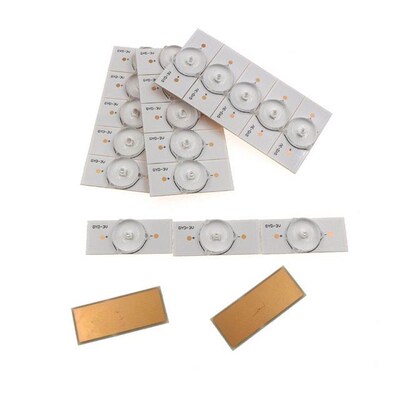20Pcs 6V SMD Lamp Beads with Optical Lens Fliter for 32-65 i