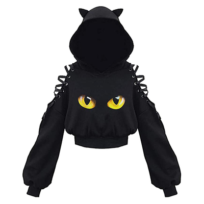 Sexy fashion hoodedshort crop hoodie性感时尚连帽短款露脐卫衣