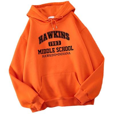 hawkins middle school hoodie spring winter warm quality