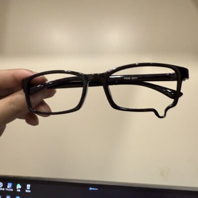 日系复古流泪眼镜框二次元凹造型装饰y2k镜框cos动漫拍照眼镜