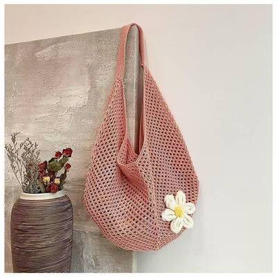 Greenday原创度假风草编包单肩包新款草编托特包大容量手提编织包