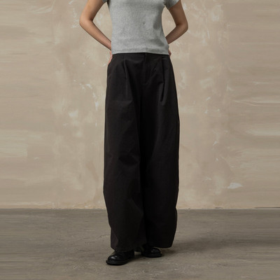 AIRIQI26春新款捏褶直筒长裤