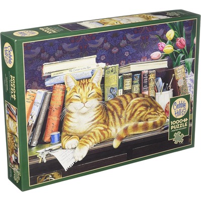 Cobblehill-微笑的猫-1000片-进口正品拼图益智解压烧脑玩具潮玩