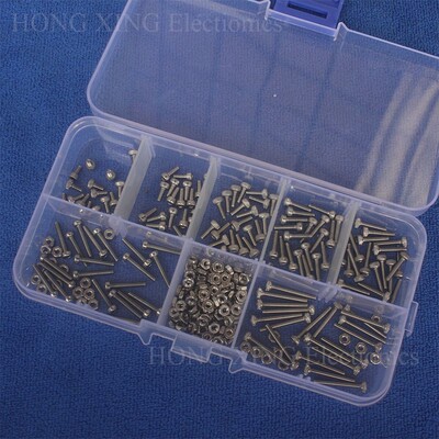 280pcs/set 304Stainless Steel Screw Cap Head Screw Bolt Nut