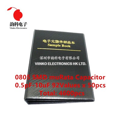 0805 D T Chip Capacitor Sample book Assorted Kit 92valuesx50