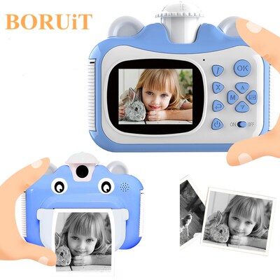 Children Camera Instant Print Camera For Kids 1080P HD Came