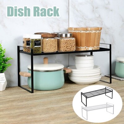 Dish Rack Bowl Fork Storage Stainless Steel Kitchen Shelf Or