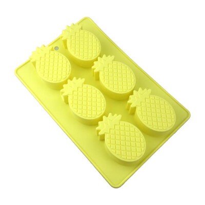 6/12 Cavity 3 d Pineapple Silicone Mold is suitable for