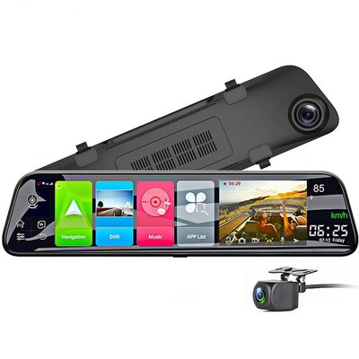 12 inch Android GPS Navigation 4G WIFI Car Rearview mirror